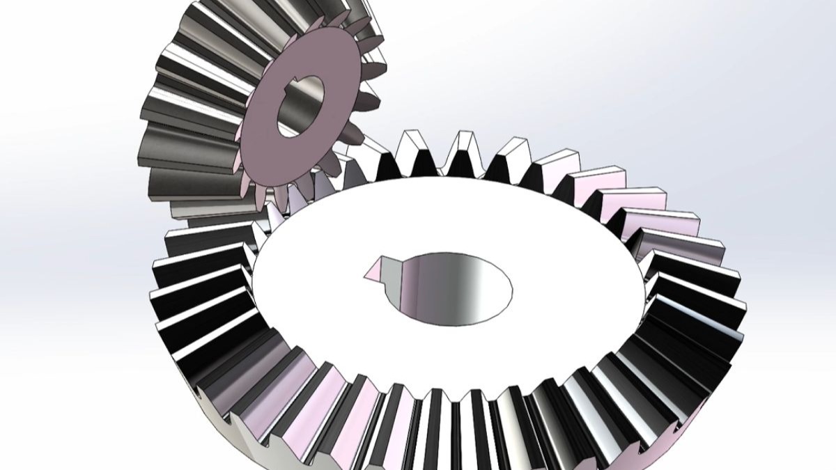 4分钟快速学会sw伞齿轮锥齿轮配合,避免干涉,