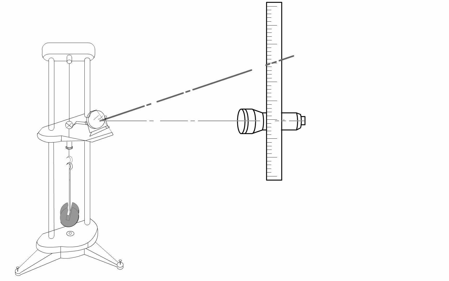 平面镜位置如何摆放(弹性模量测定)