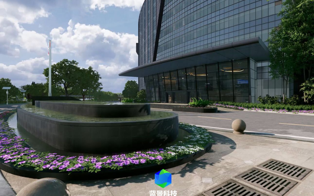 元宇宙 办公楼vr-虚幻引擎制作实时光照 元宇宙 数字孪生