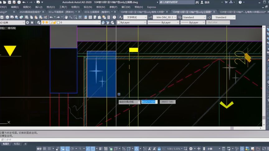 【CAD】深化设计镜子反光标识应该怎么画?