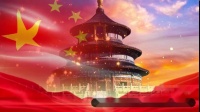 S1498 五星红旗 诗歌朗诵 演讲LED背景 视频素材 设计制作