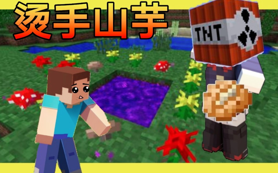 [我的世界PE]简单指令还原[烫手山芋]小游戏【附存档】—皇子ws