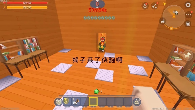 迷你世界熊出没:蹦蹦被猴子关在房子里,蹦蹦能找齐钥匙出去吗