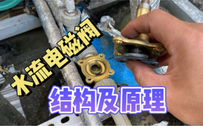 水流电磁阀结构及工作原理