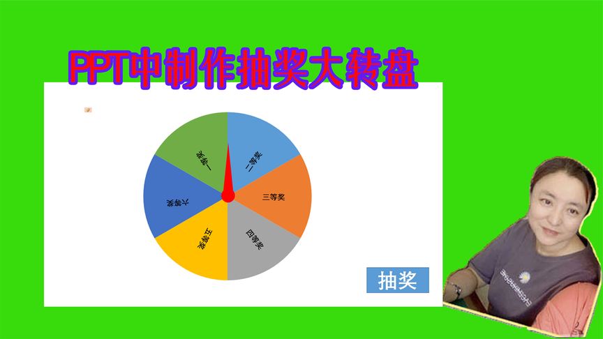 制作抽奖大转盘并不难,PPT5分钟搞定!过程简单易学一看就会!