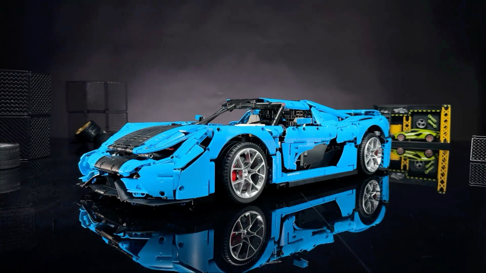 1:8北欧幽灵柯尼塞格 拼装简单解压,成品太酷了