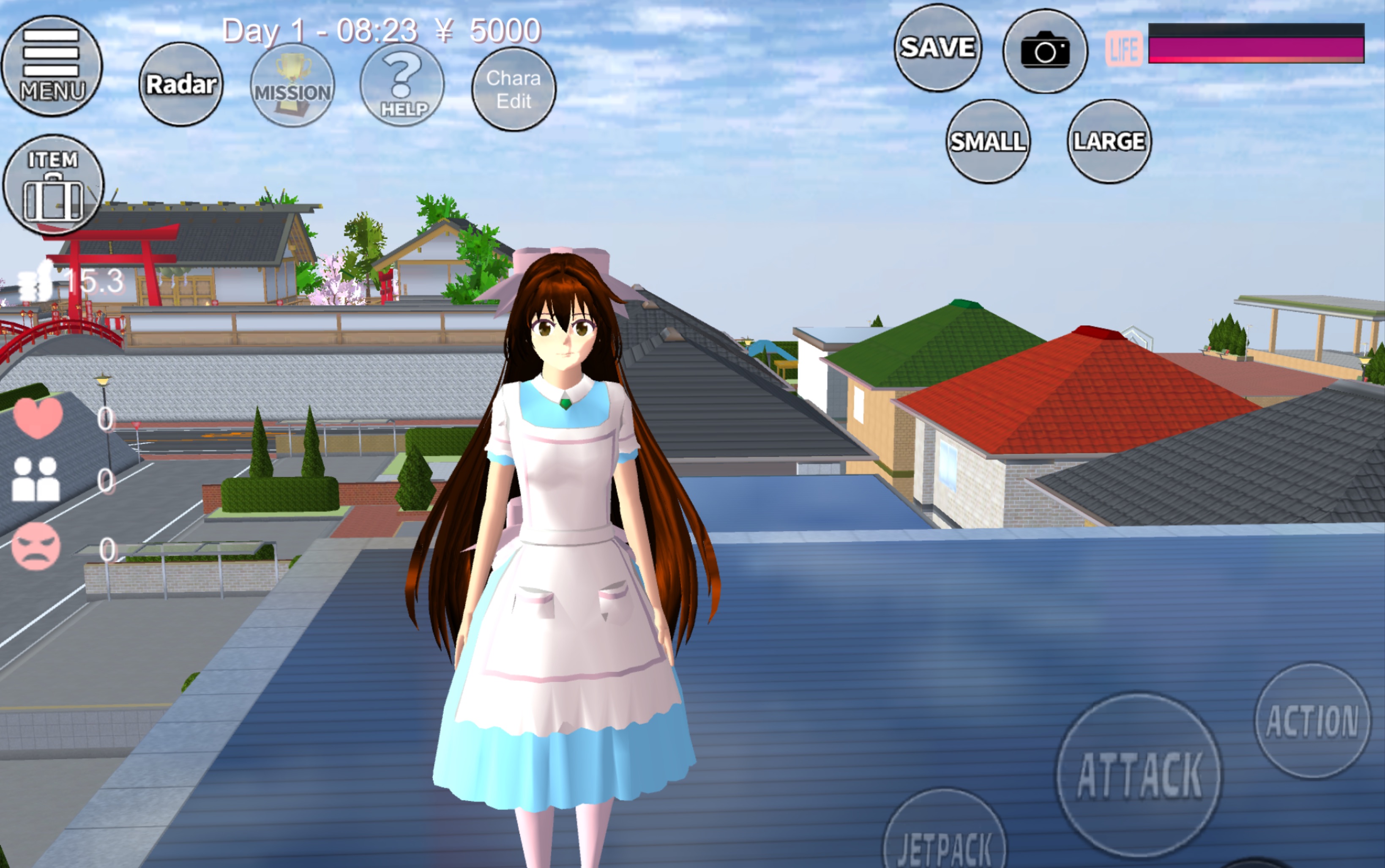 樱花校园模拟器的宿舍