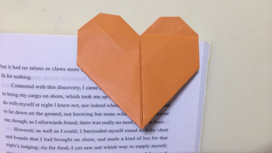 简单漂亮的心形书签,超级实用