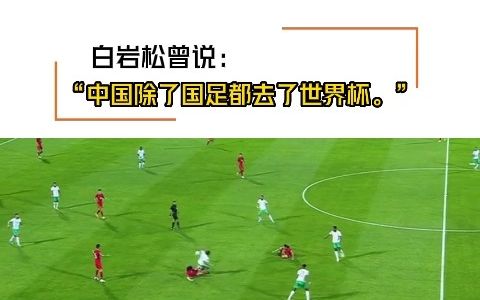 白岩松4年前曾说,“中国除了男足都去了世界杯”。