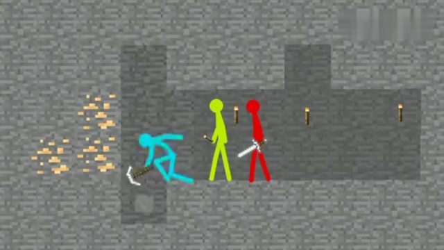 创意动画:火柴人VS我的世界动画第一部分