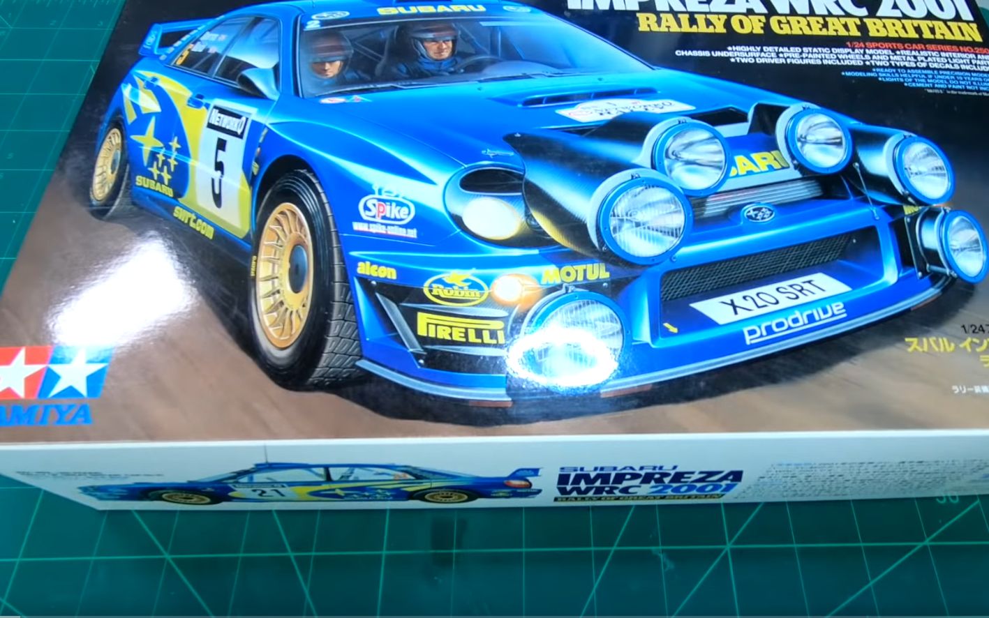 田宫1/24 2001年WRC 斯巴鲁 Impreza模型制作