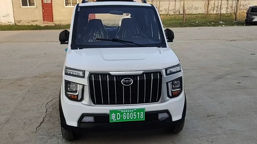 新能源电动汽车家用成人四轮老年代步车油电两用低速电动四轮车