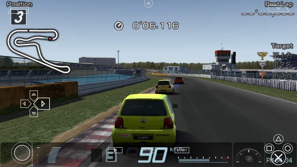 GT赛车,PSP模拟器版本_游戏试玩