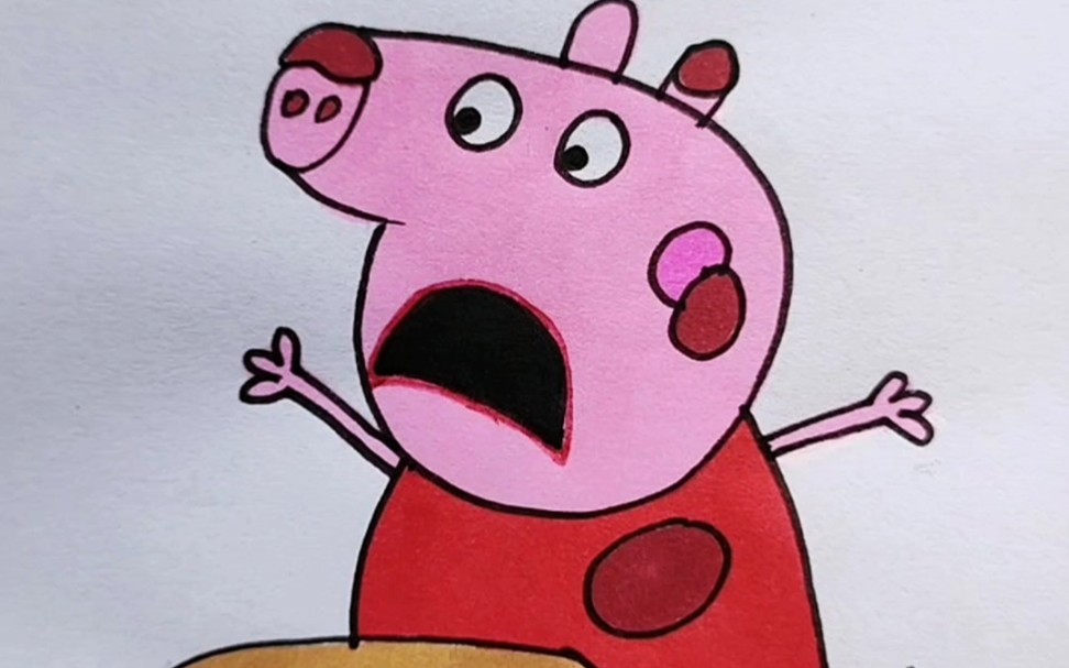 小猪佩奇简笔画