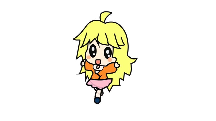 Q版漫画小女孩简笔画教程,儿童宝宝幼儿学绘画,亲子益智美术