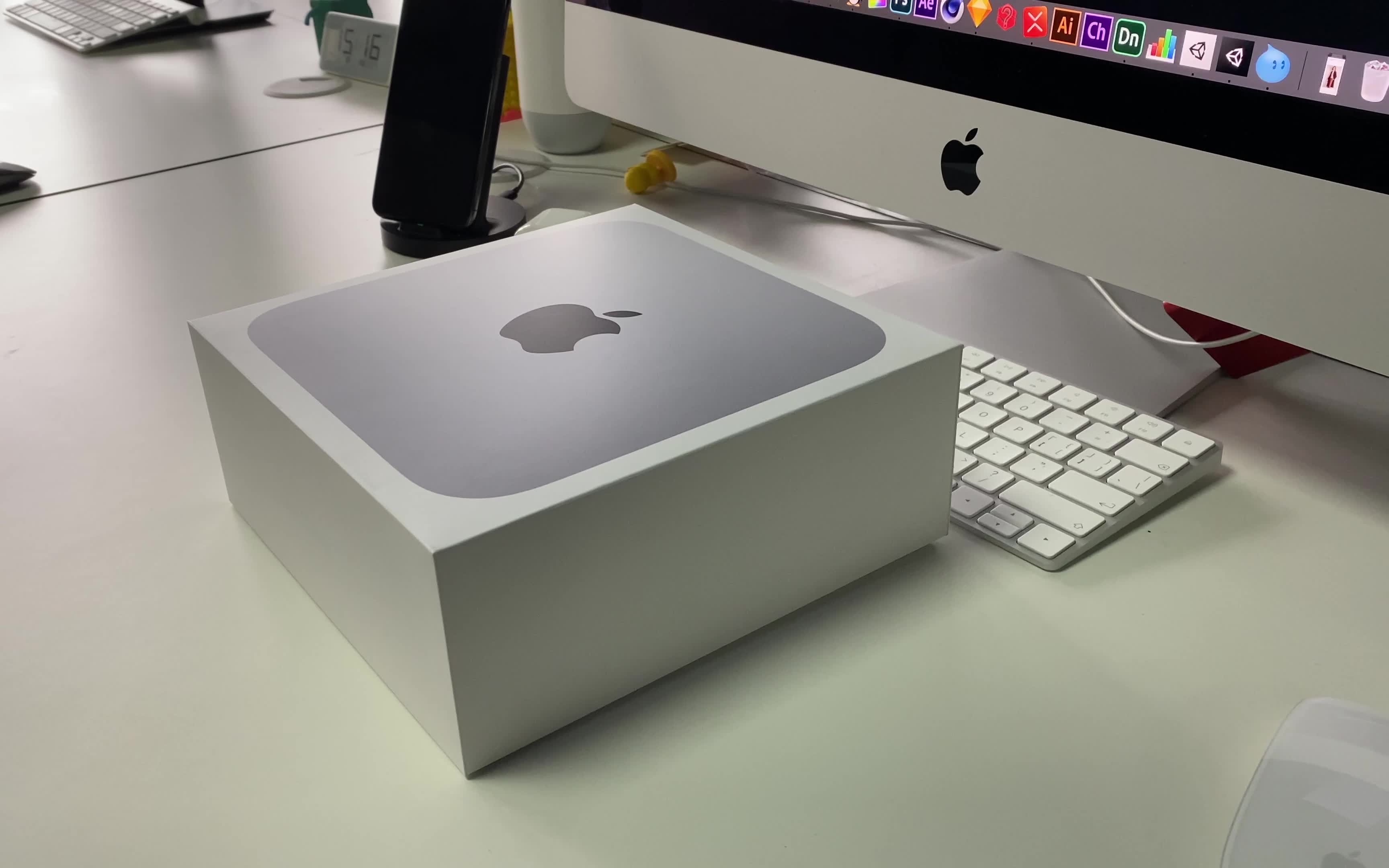 M1芯片Mac mini (8GB内存)开箱、剪辑4K+60帧视频剪辑体验