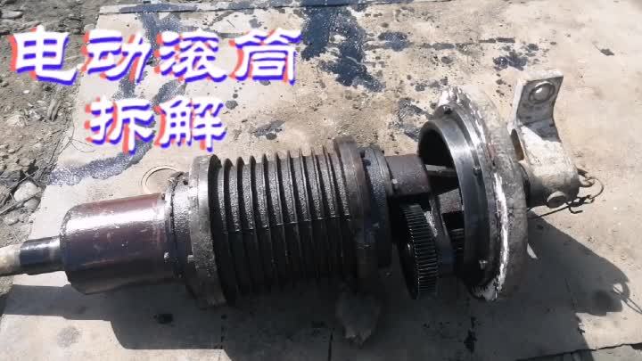 这台电动滚筒需维修,看看拆解电动滚筒的全过程
