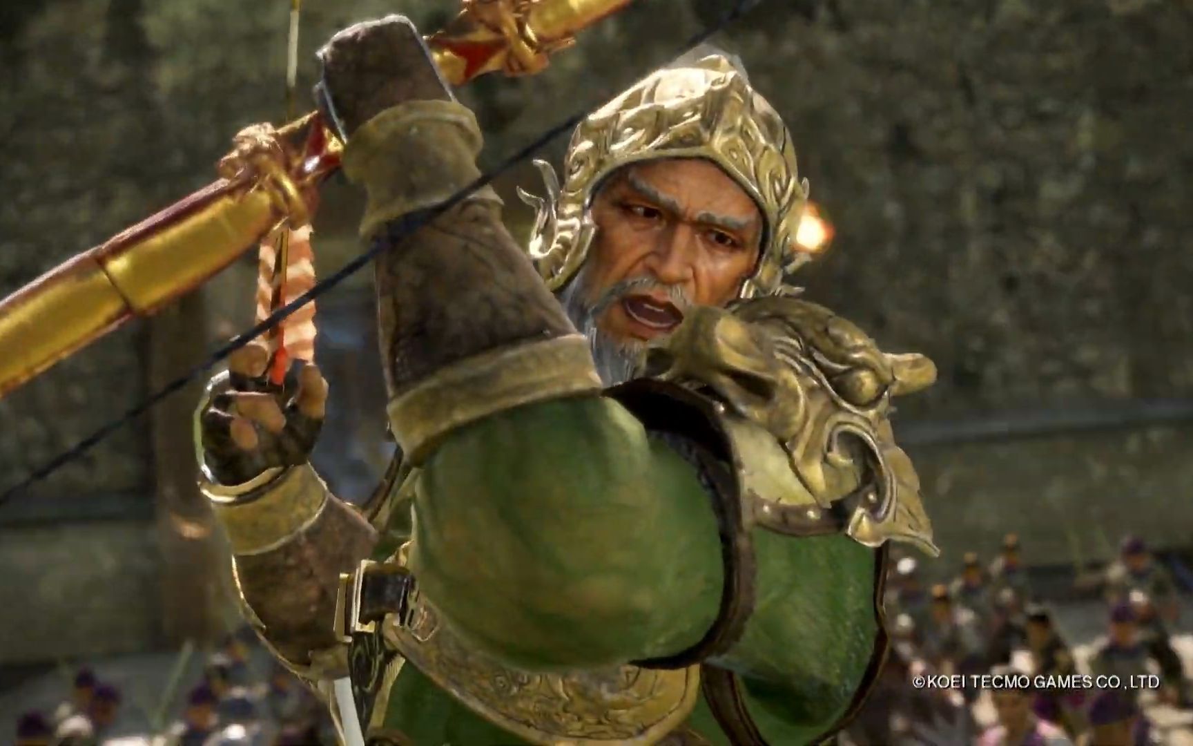 PS4/PC《真·三国无双8》DLC武器“投牙弓”演示动画
