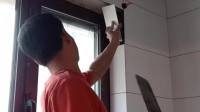 窗口瓷砖个个都需要倒角处理,我们这里阳角对角工钱是单独计算的!