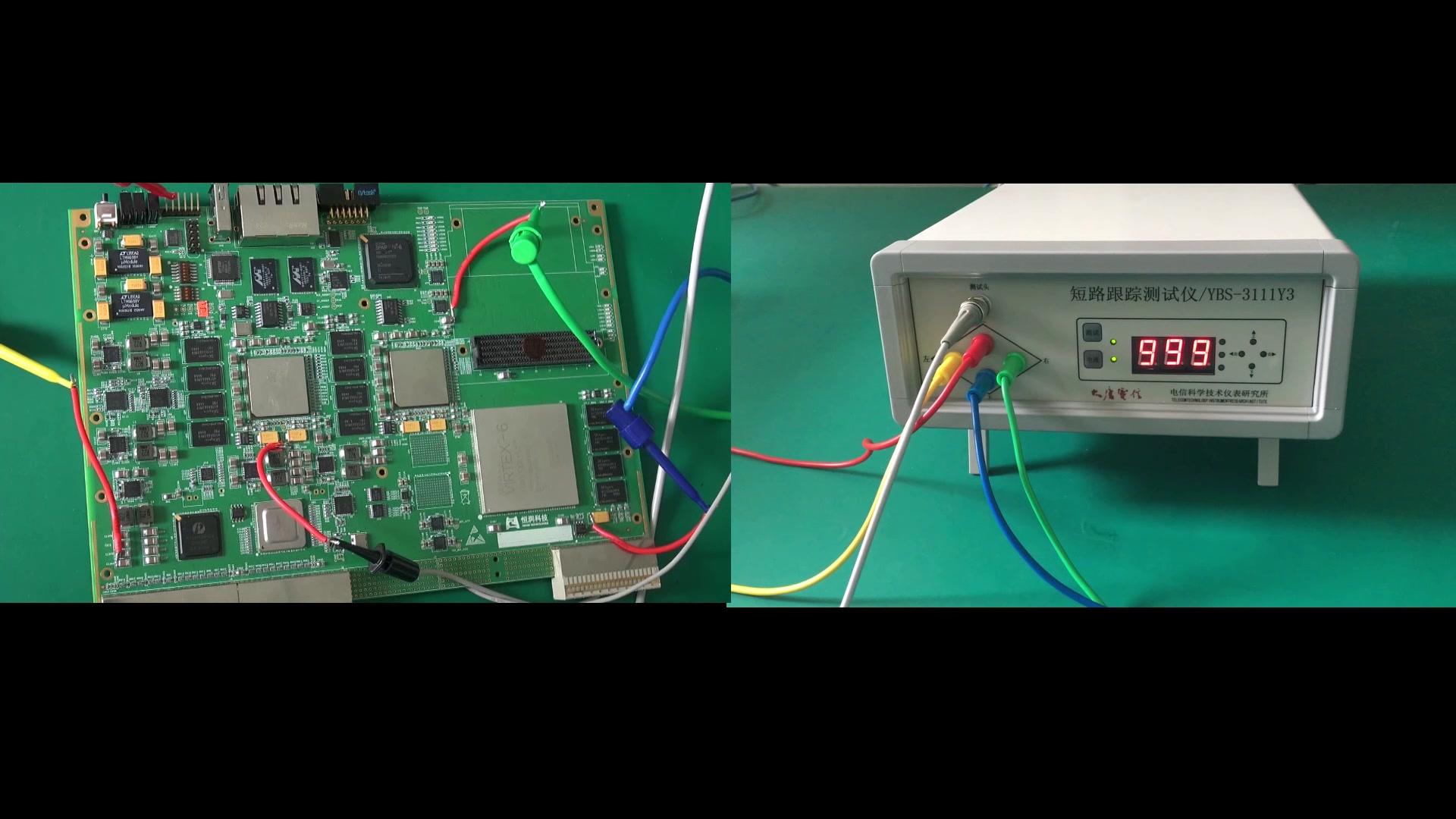 组装线路板短路测试仪演示视频