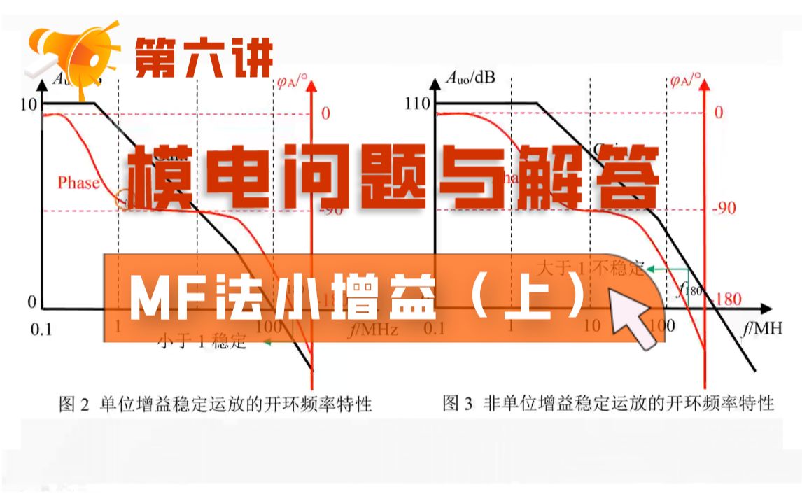 MF法小增益 上| 西安交大杨建国 模电问题与解答系列 #第六讲#