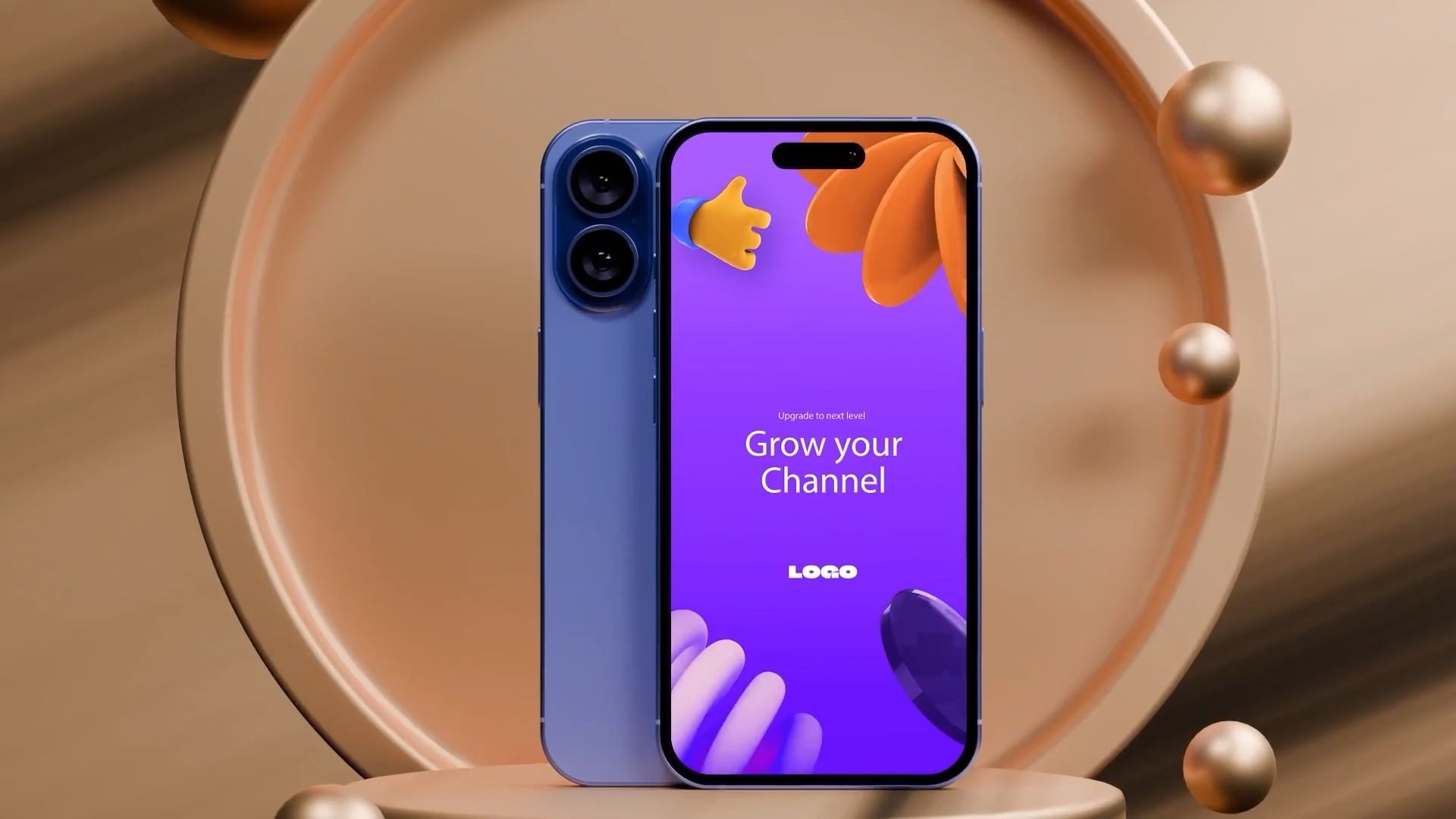 ...模板!7款手机移动应用程序场景手机屏幕动画UI展示素材,适合概念演示