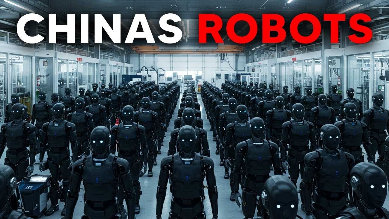 中国的新人工智能机器人劳动力:世界震惊!到2025年将有100万台机器...
