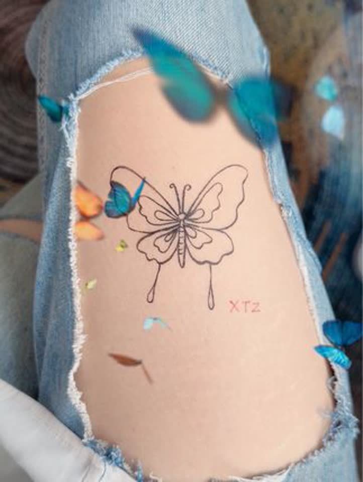 音乐一响让我们回到童年 #一学就会系列 #随手画 #蝴蝶 #简笔画