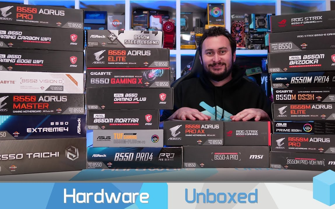 【中英字幕】B550主板大比拼 1000-2000元级