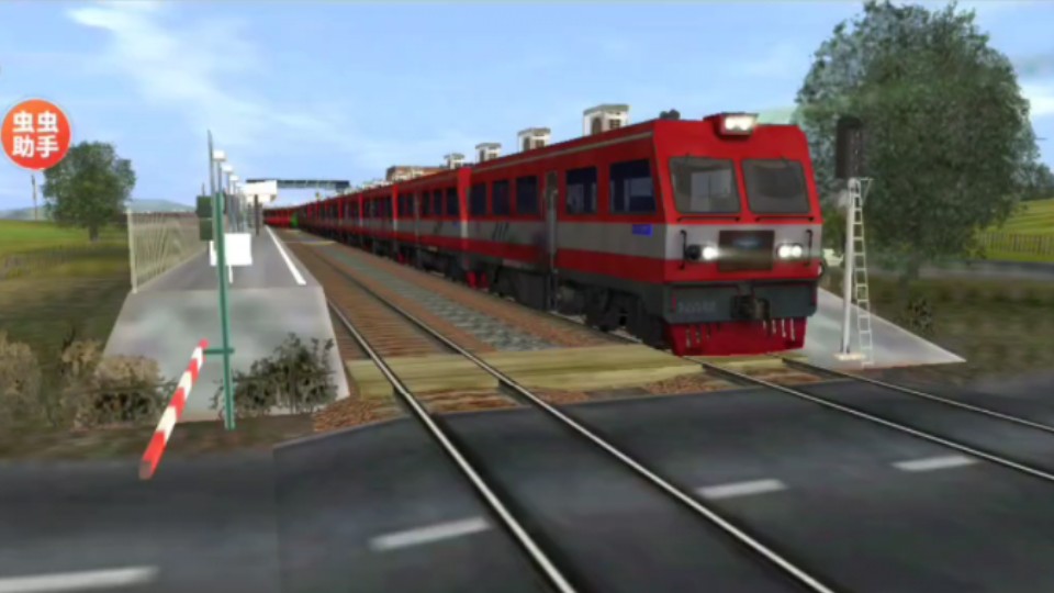 【TRS模拟火车】一百辆金鹰GC270轨道车_模拟火车