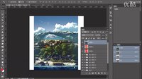 PS教程PS设计制作照片墙