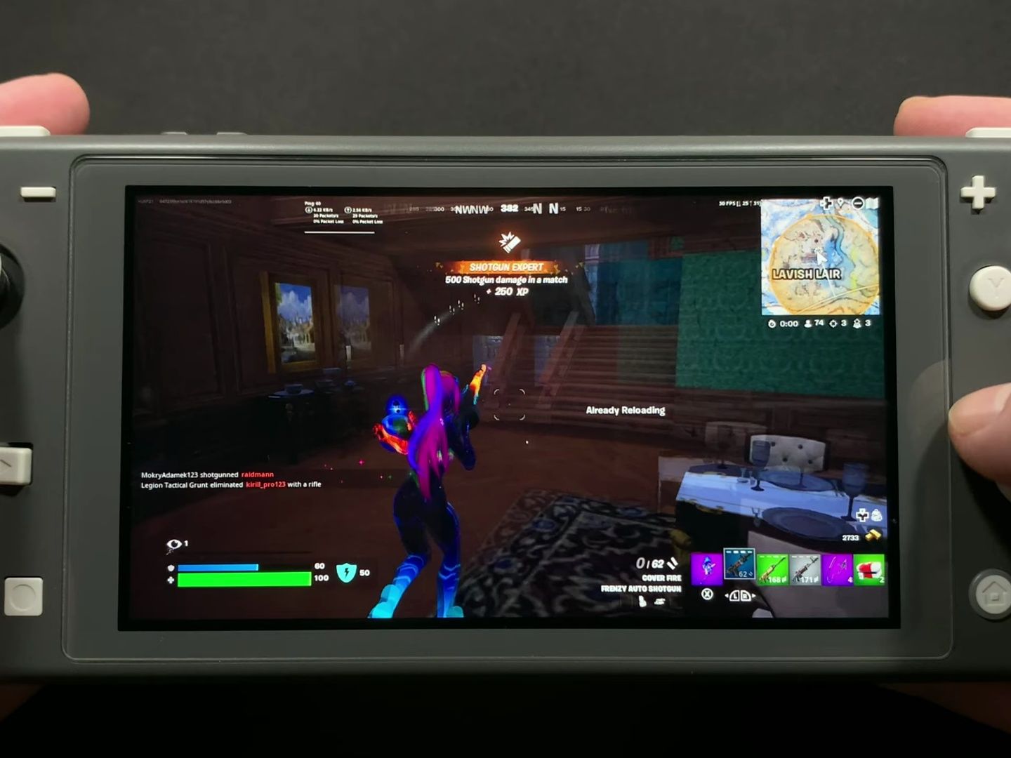 Switch Lite 堡垒之夜试玩2