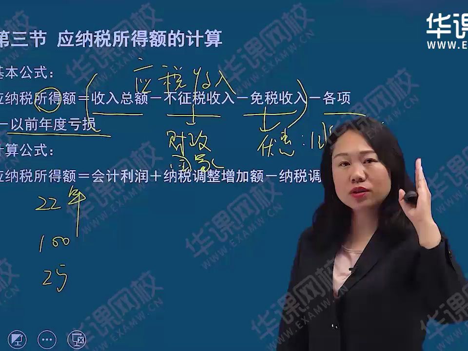 陈英老师2024年税务师税法二精讲班课程:应纳税所得额的计算(一)