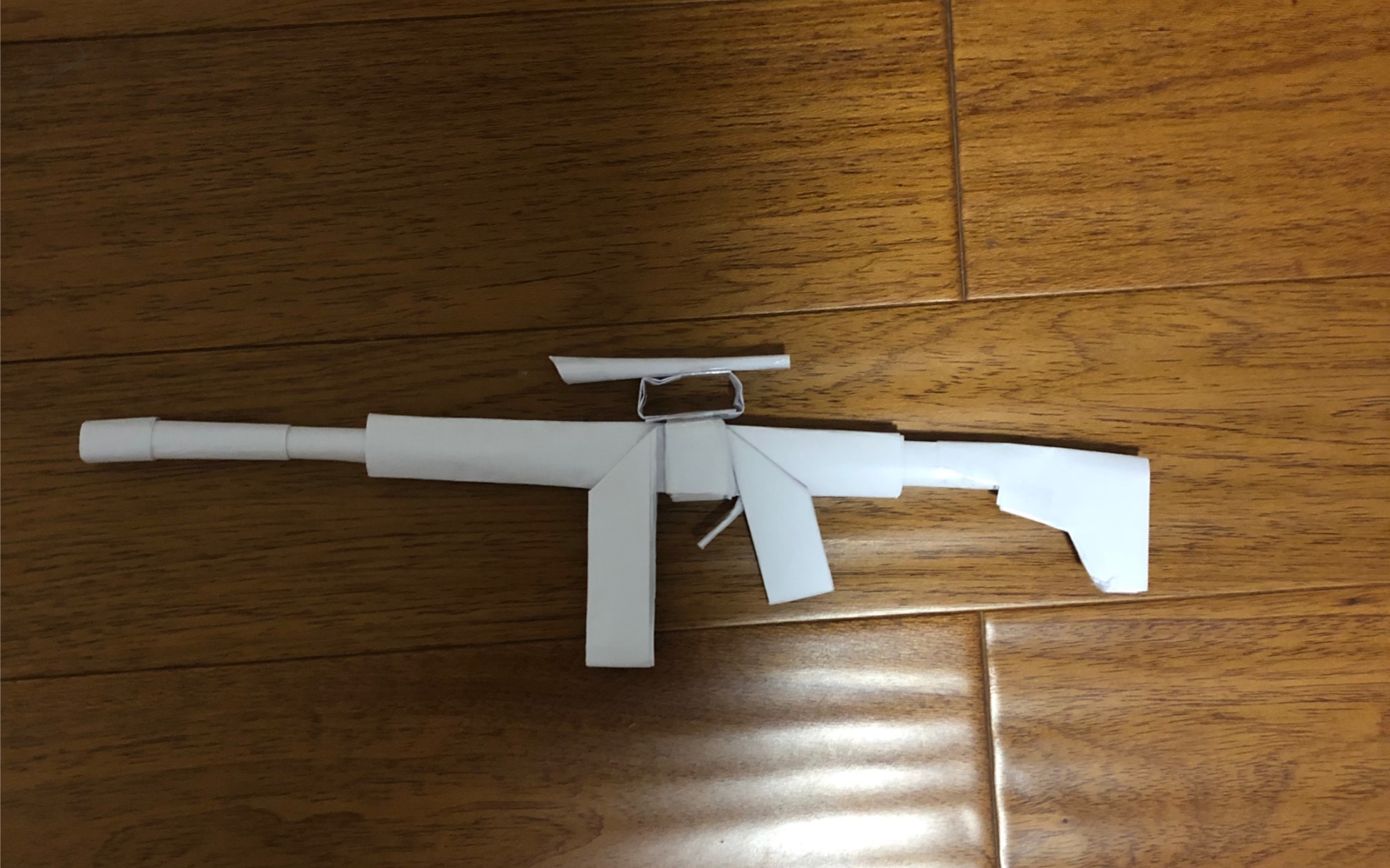 新作品-用纸做的狙击枪
