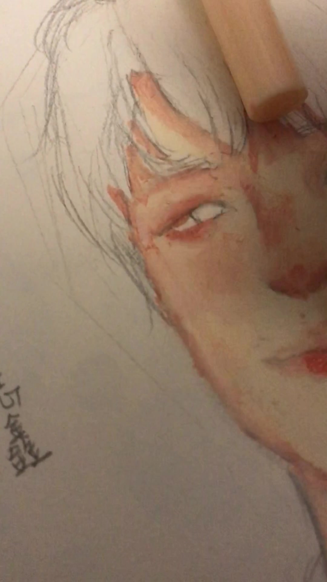 三代弟弟朱志鑫丙烯马克笔模画!