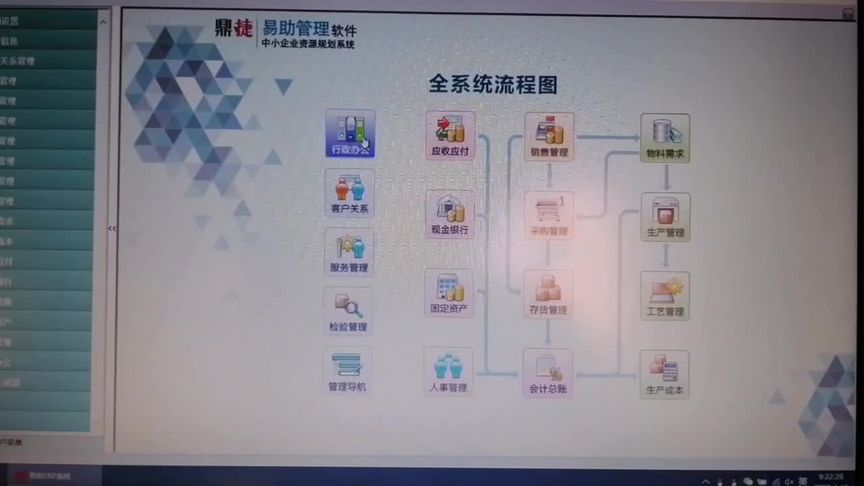 鼎捷软件易助ERP,系统界面设计简约而不简单,易上手