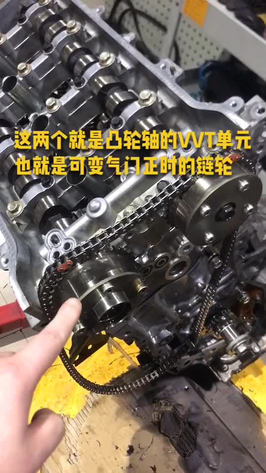 汽车发动机的凸轮轴长什么样?可变汽门正时和信号齿分别装在它的...