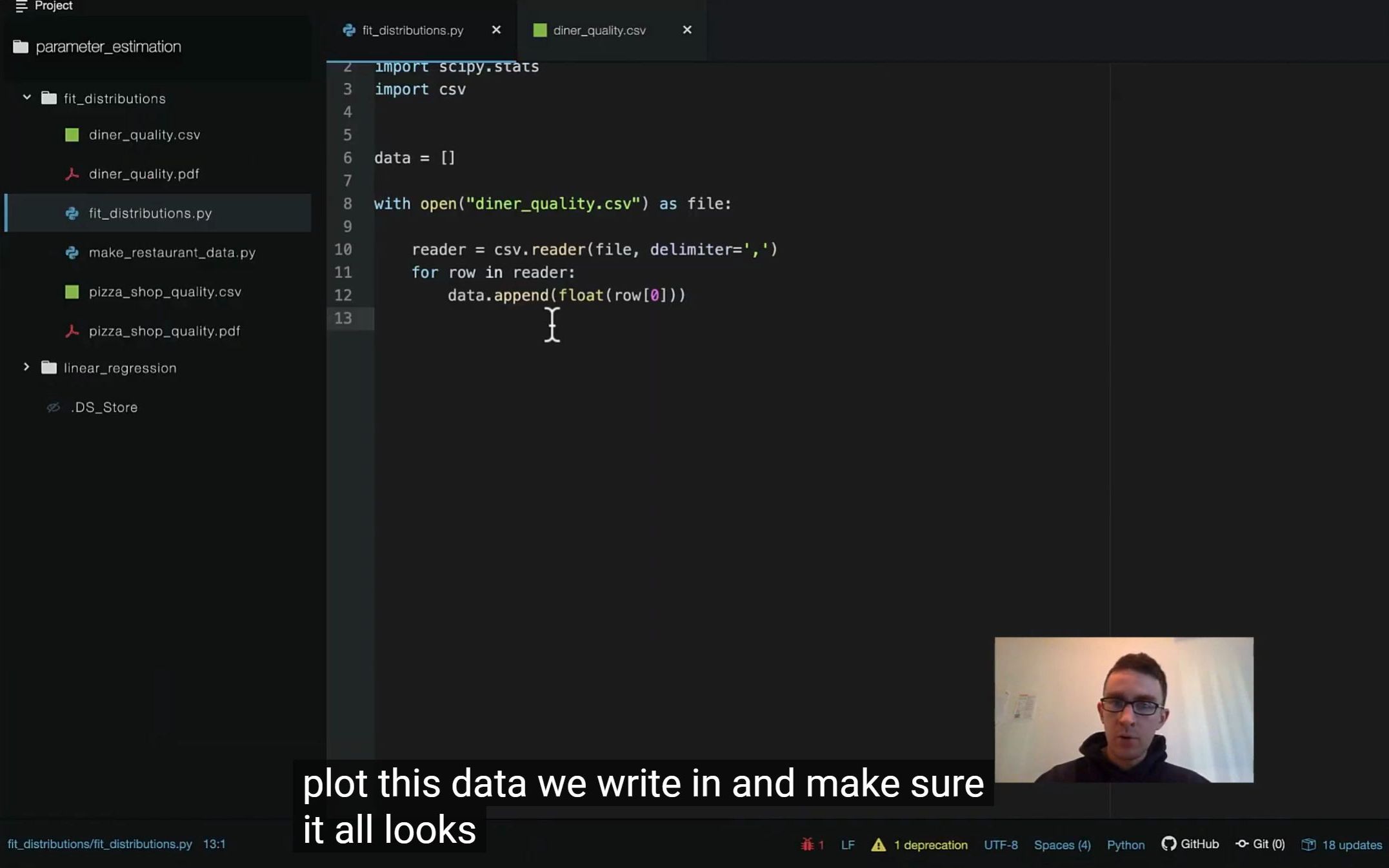 Fitting Probability Distributions to Data with SciPy (Python)