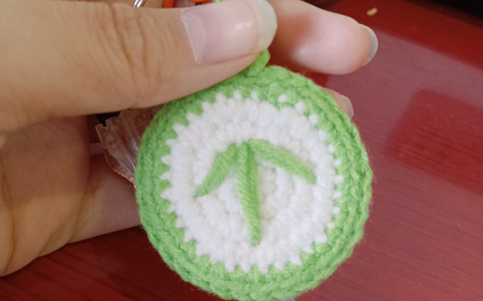 守住绿码|毛线钩针编织绿色行程码 新手易学