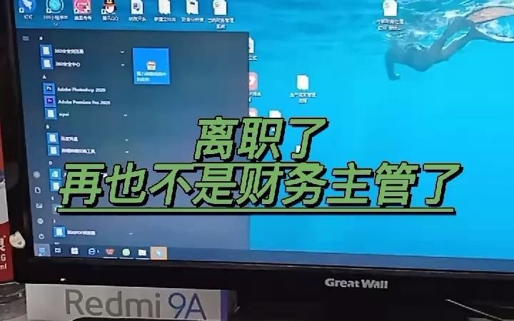 离职了 再也不是财务主管啦