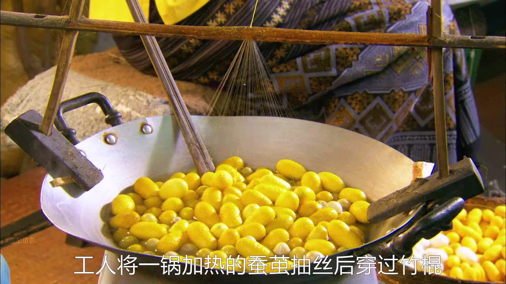 价值不菲的蚕丝，原来是这样抽丝剥茧的