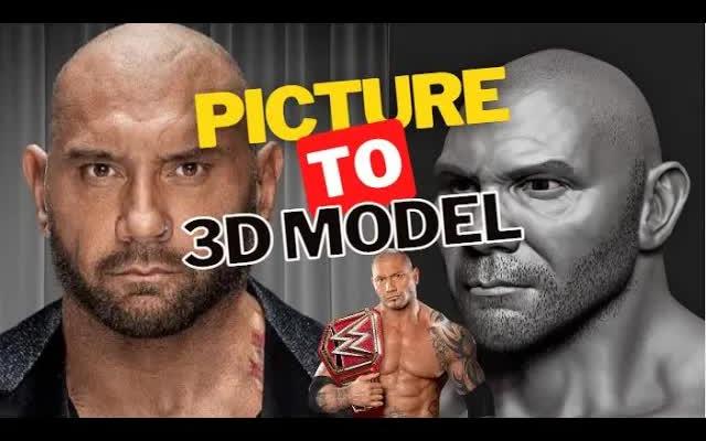 iBlender中文版插件 3D 模型:图片到 3D 模型 头像 | Blender 插件 Face...