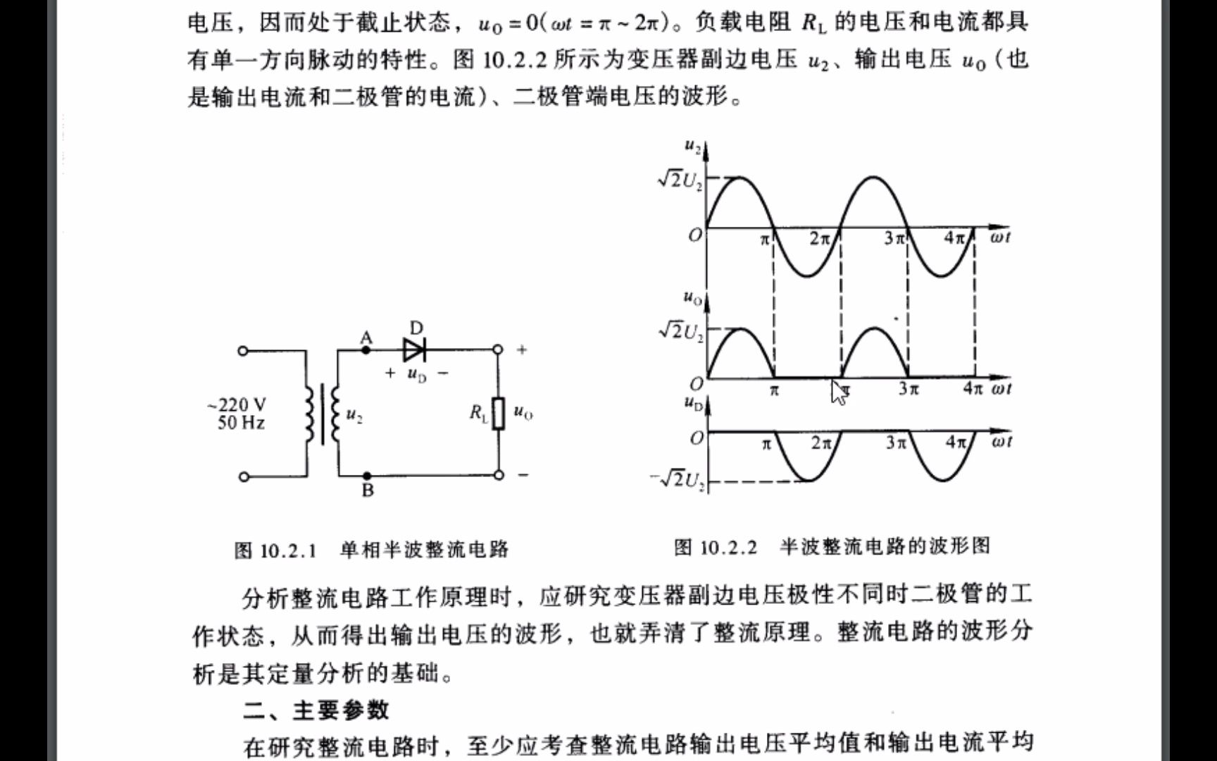 模拟电子线路(94) 半波整流电路
