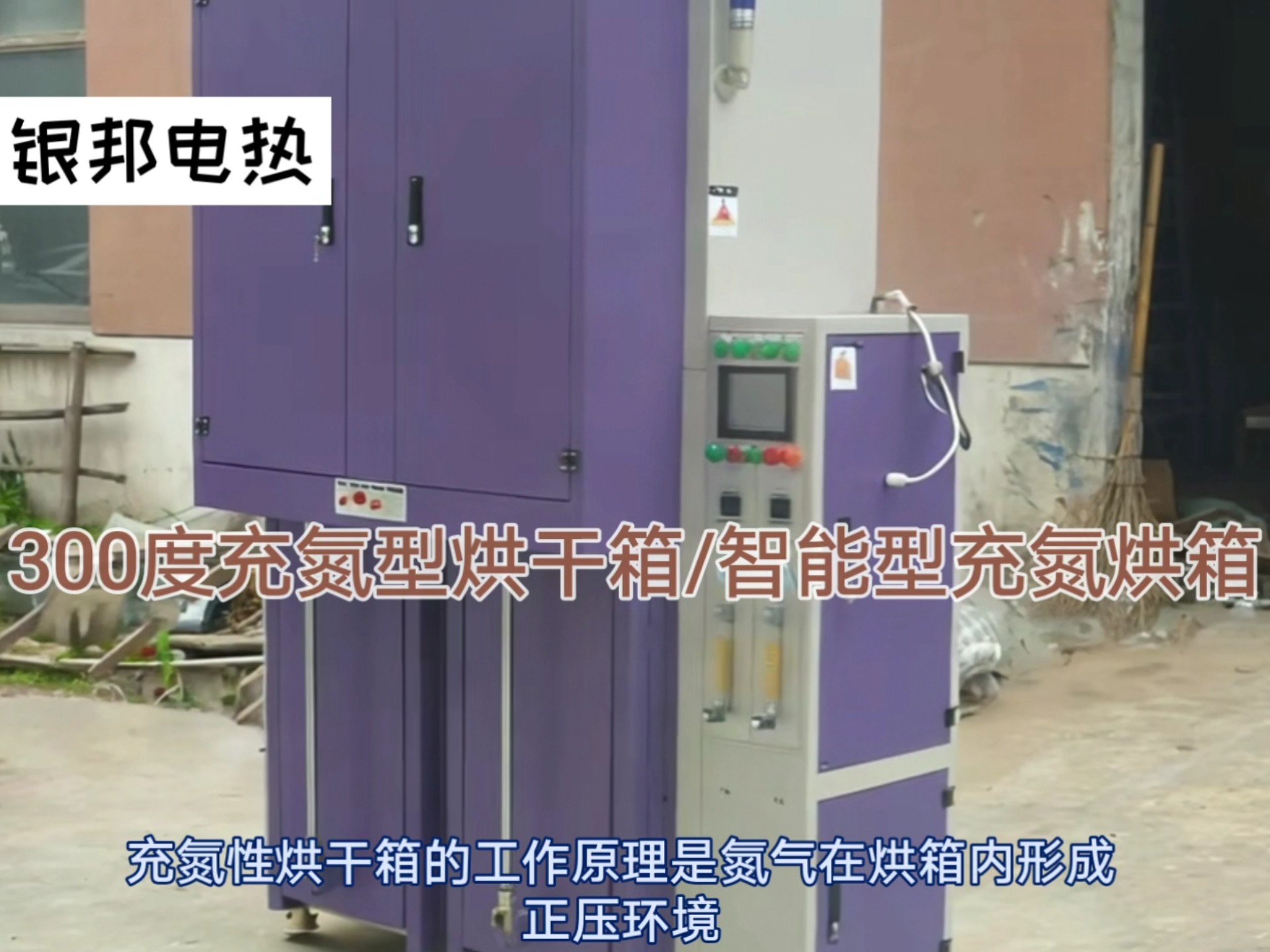 PLC程控型充氮气烘干箱/自动升降门电子元件专用充氮型烤箱/300度...