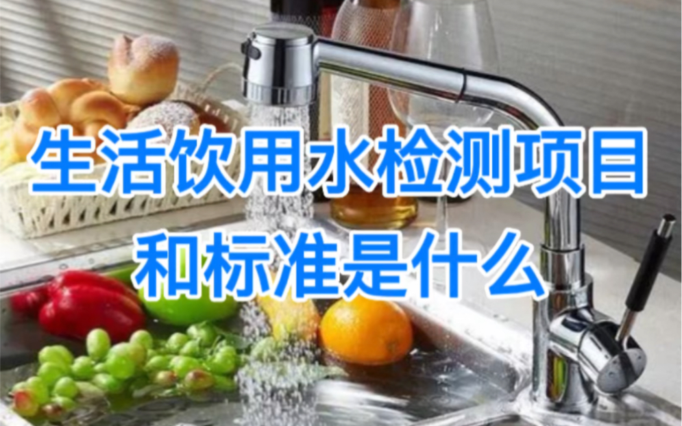 生活饮用水检测项目和标准是什么?#测查查 #健康饮水 #水质分析仪