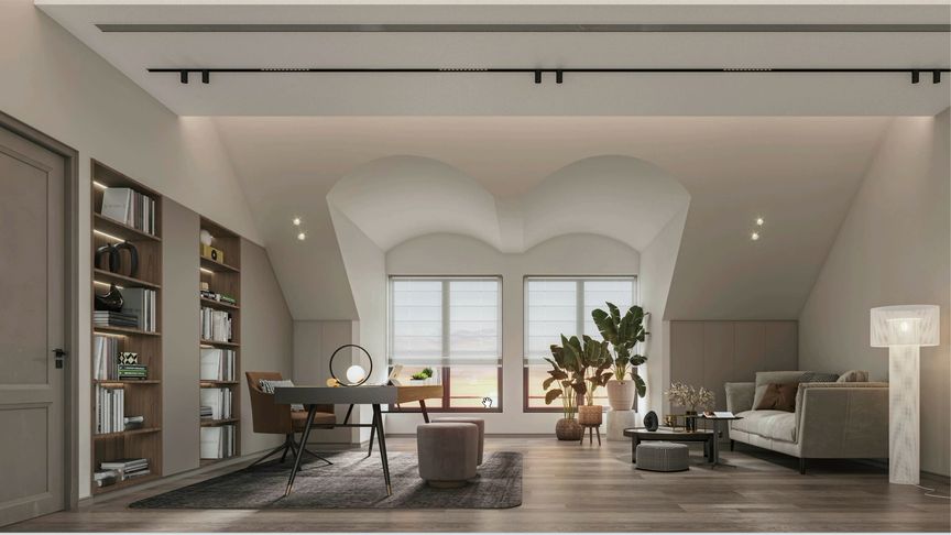 酷家乐进阶技巧-酷大师建模阁楼斜顶,自由造型一样可以使用哦
