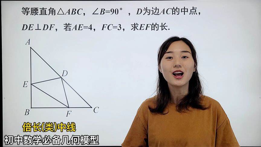 【倍长(类)中线】用108个视频讲遍初中数学必备几何模型
