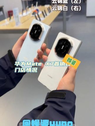 知道的是买手机不知道的以为赶集呢!#看得出MateX7开售有多爆#华为...
