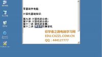 电脑入门视频教程 第二章 计算机分类及微机发展 第四讲