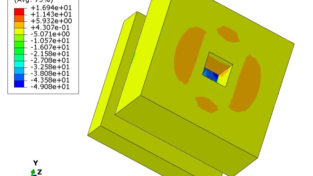 ABAQUS插销过盈装配与接触